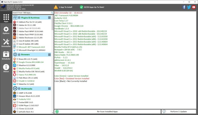 5 Software Updaters για Ενημέρωση Εφαρμογών με 1 κλικ