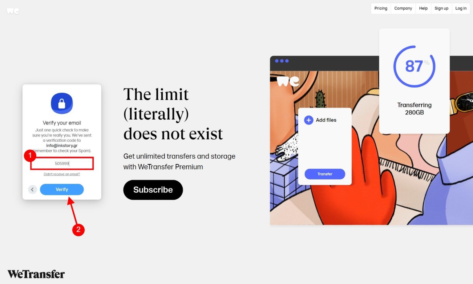 Τι είναι η WeTransfer και πως στέλνω αρχεία δωρεάν;