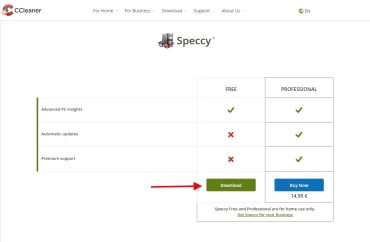 Speccy: Πως να δεις τα χαρακτηριστικά του υπολογιστή σου